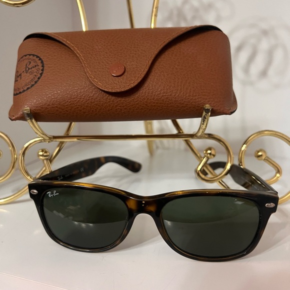 Ray-Ban | Bags | Rayban Wayfarer Glasses With Brown Case | Poshmark